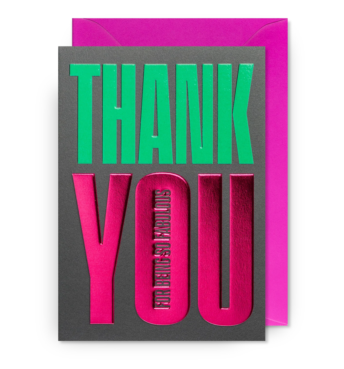 Thank You for Being so Fabulous Greeting Card Pack of 5-Lagom Design ...