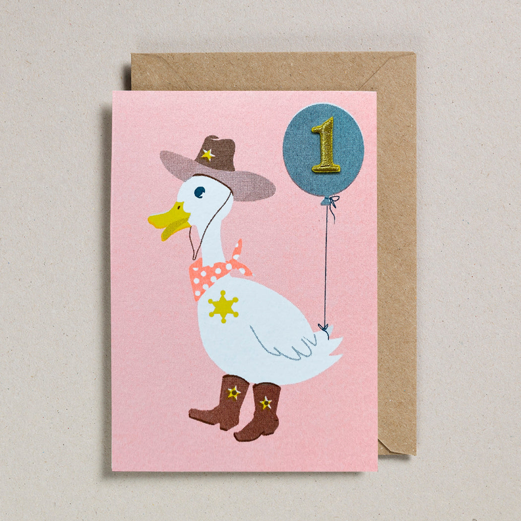 Confetti Pets Cards - Age 1 Duck - Petra Boase – Nor Store London